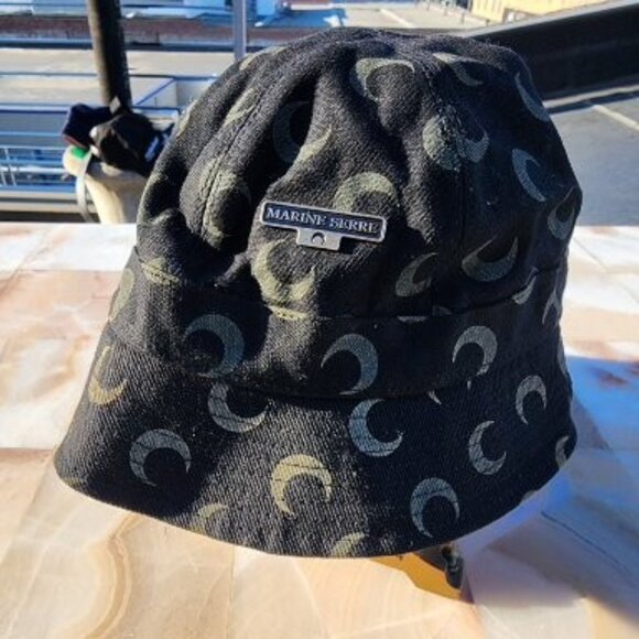 Marine Serre | Accessories | Marine Serre Blue Moon Bucket Hat | Poshmark